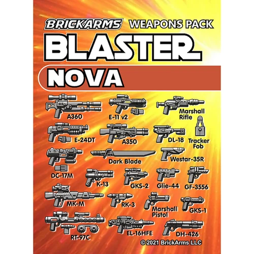 BrickArms Blaster Pack - Nova | United Bricks | LEGO Minifigure