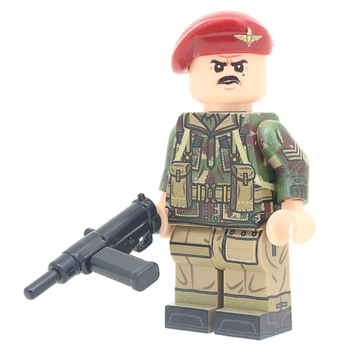 WW2 British Paratrooper Sergeant Minifigure | United Bricks | LEGO ...