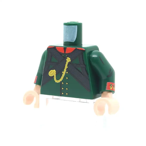Napoleonic Wars Prussian Jaeger Private Torso | United Bricks | LEGO ...