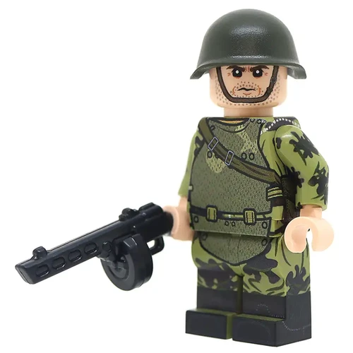 WW2 Soviet Assault Engineer Minifigure | United Bricks | LEGO Minifigure
