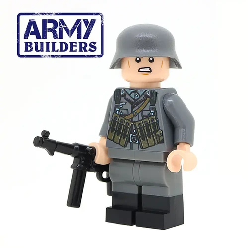 WW2 German Soldier - Army Builders | United Bricks | LEGO Minifigure