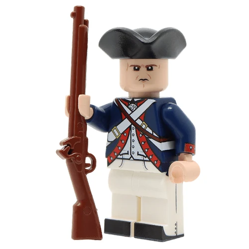 Continental Army Soldier (Revolutionary War) Minifigure | United Bricks ...