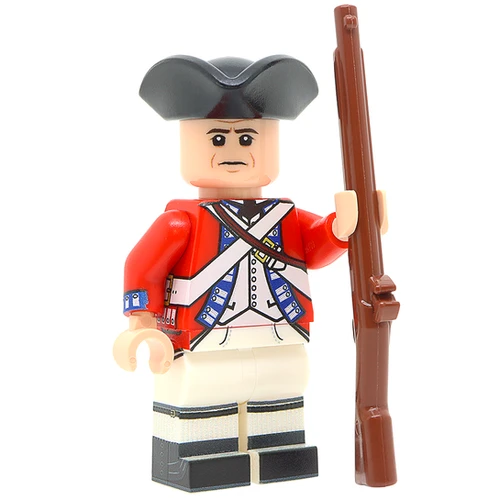 British Army Soldier (Revolutionary War) | United Bricks | LEGO Minifigure