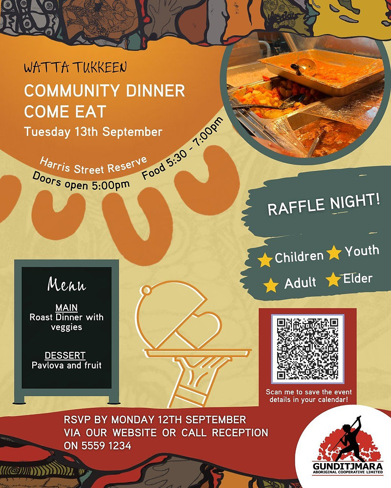 September Community Dinner!
