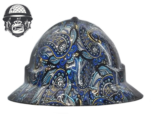 Paisley Blue Pro Choice Wide | Cool Hard Hats