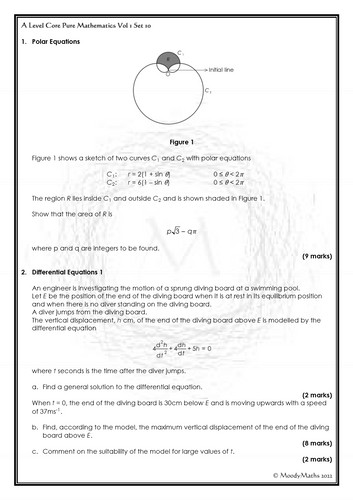 A Level Core Pure Mathematics 1 (Edexcel) Volume 1 | MoodyMaths