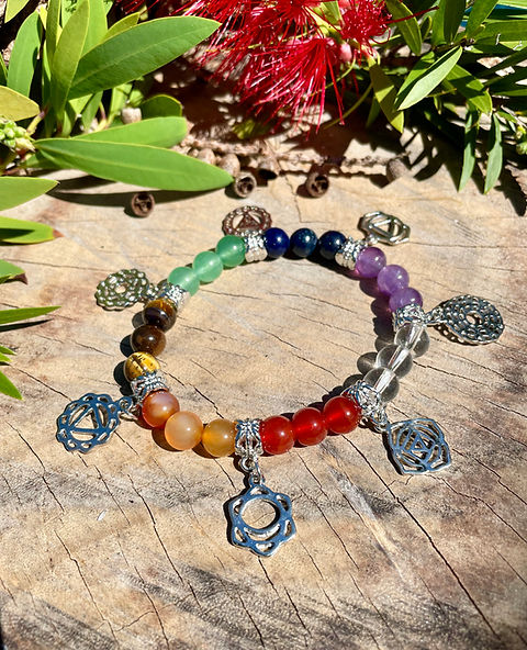 Chakra charm bracelet store