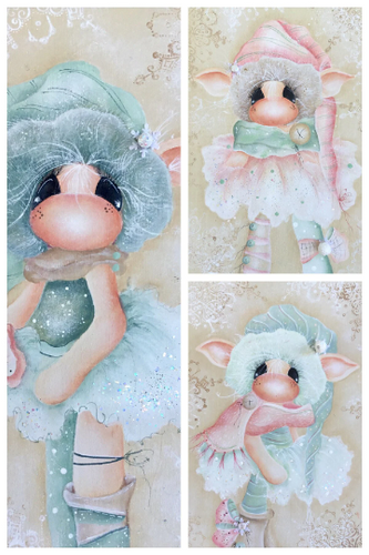 Three Little Winter Gnomes | Deb Paints Whimsy