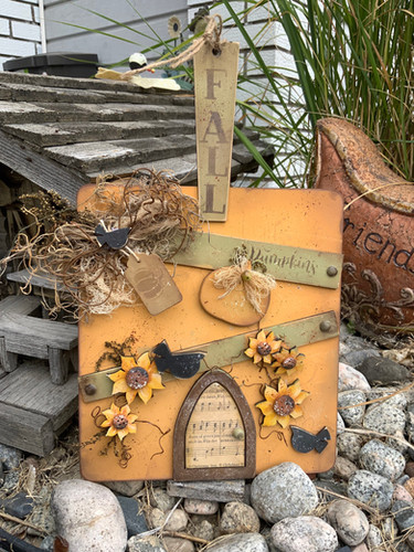 Pumpkins, Crows and Sunflowers Oh My | Deb Paints Whimsy