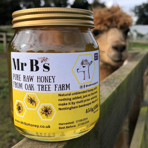Pure Raw Honey | Oak Tree Alpacas