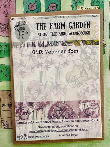 Garden Tour Voucher | Oak Tree Alpacas