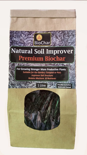 1 L Premium Biochar - Postage Included (Australia) | trb1