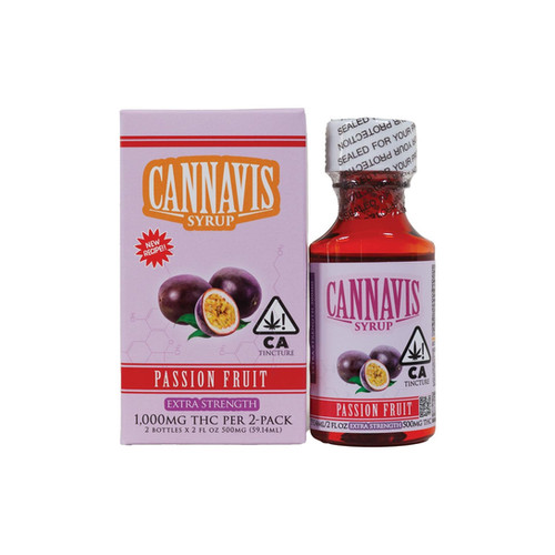 Cannavis | Passion Fruit | Extra Strength Syrup 2PK | 1000MG | Family ...