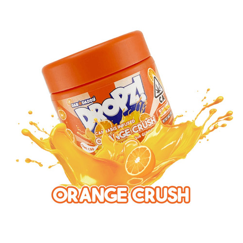 Dab Daddy | Orange Crush Dropz Gummies |100 MG | Family delivery