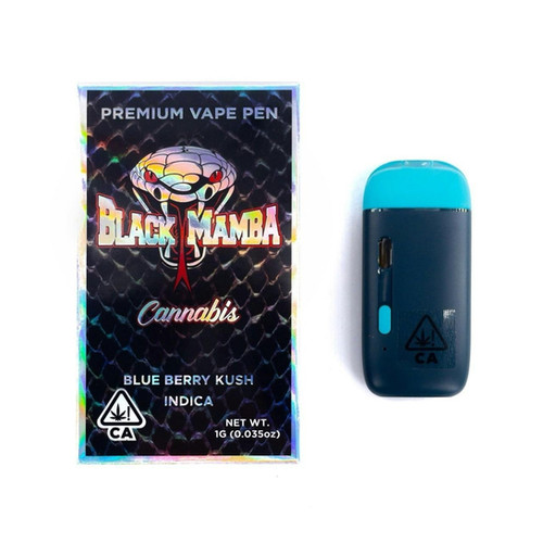 Black Mamba | Blueberry Kush Disposable | Indica | 1G | Family delivery