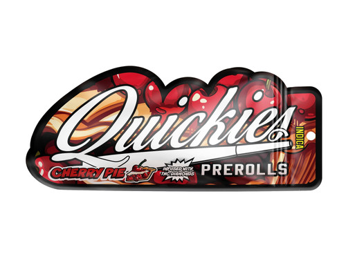 Quickies | Cherry Pie | Single THC Diamonds Infused Preroll | Indica ...
