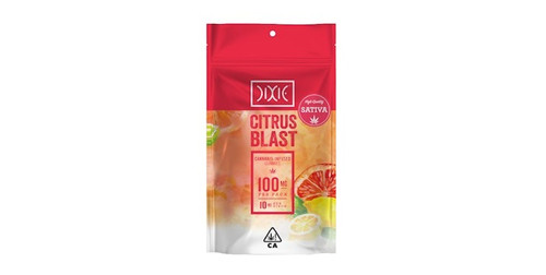 Dixie Brands | Citrus Blast Gummies | 100mg THC | Family delivery