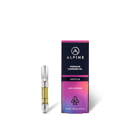 Alpine Vapor | Granddaddy Purple | Indica | THC Cartridge 1050mg ...
