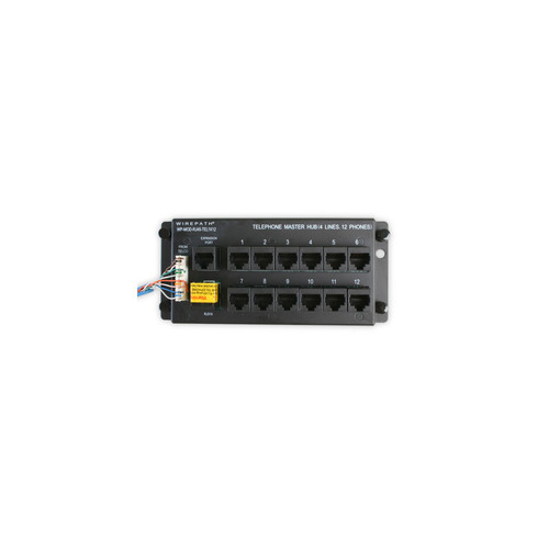 Wirepath™ 1 x 12 Telephone Module with 12-RJ45 Jacks and RJ31X Security ...