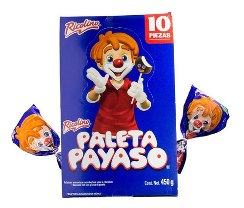 PALETA PAYASO GRANDE | Candy Fiesta