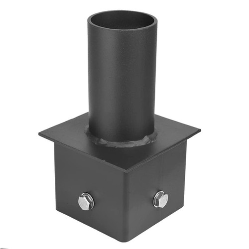 4 Inch Square Pole Tenon Adapter with 2-3/8" Tenon for Slip Fitter LED ...