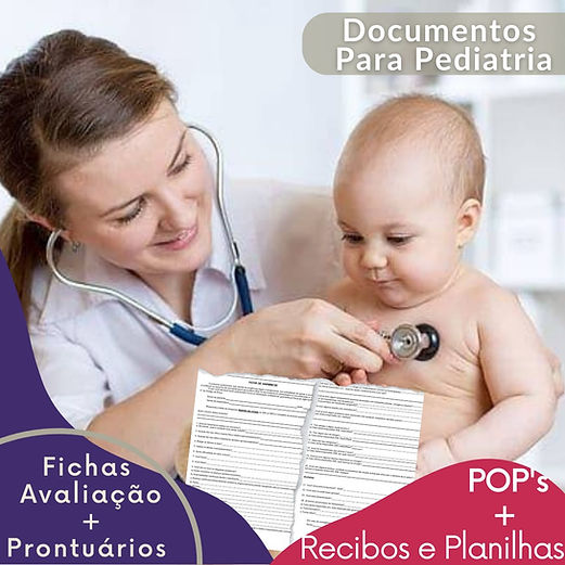 Pop Pediatria, Fichas Anamnese e Prontuários | Pop para Pediatria