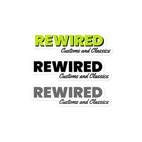 REWIRED C&C Sticker Triple Pack (Bubble-Free) | REWIRED