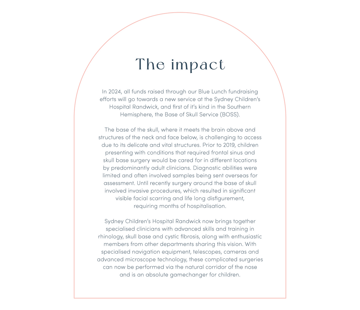 The Blue Lunch - Impact