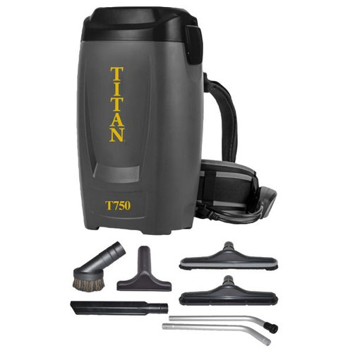 Titan T750 Corded 6 QT Backpack Vacuum Cleaner | High Roller Vacuums