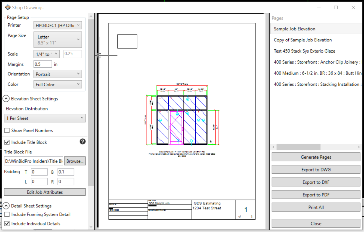 CAD Details and Shop Drawings | GDS Estimating