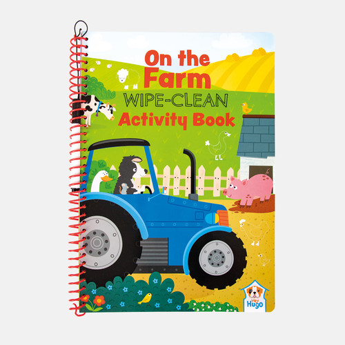 ON THE FARM WIPE CLEAN ACTIVITY BOOK | Honey Be Bright