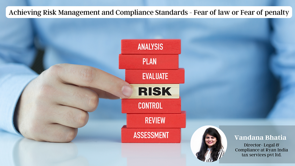 Achieving Risk Management and Compliance Standards - Fear of law or ...