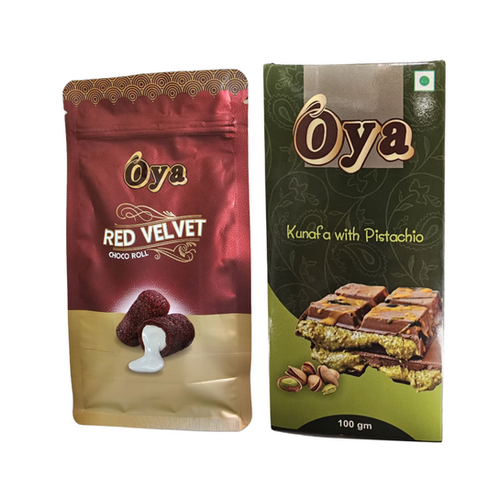 Oya Red Velvet Choco Roll Combo + Pistachio Kunafa Bar Combo | Oya