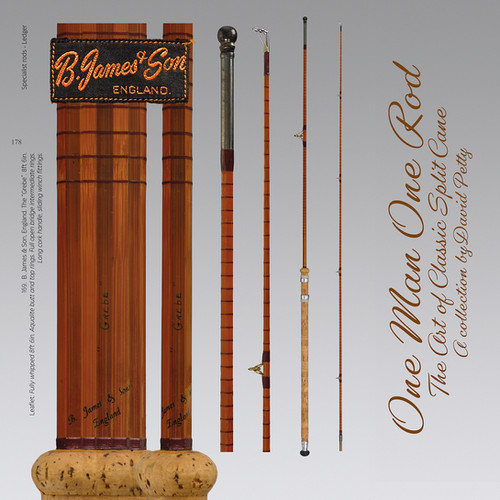 B. James The "Grebe" Ledger antique fishing rod | Onemanonerod