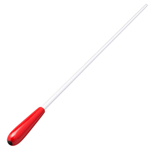 Broadway Conducting Baton - 13" Fiberglass Red Plastic Tear Drop Handle ...