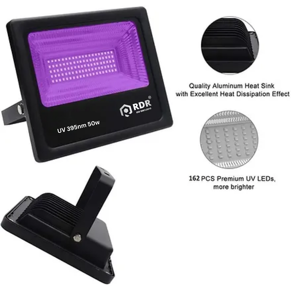 RDR 50W UV LED Flood Light 395nm | RDR Store