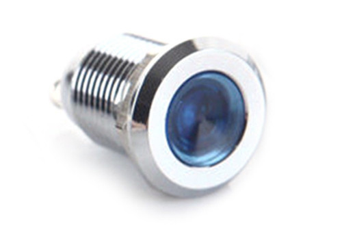 12mm BLUE Led Metal Indicator light waterproof 12v DC | RDR Store