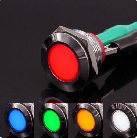 Stainless Steel Chromed illuminated indicator | RDR Store