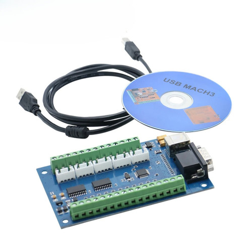 Mach3 5 axis Controller card for Stepper and Servo Motor | RDR Store