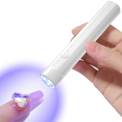 CLARA Nail dryer UV(Ultra-Violet) flashlight glue curing with Type-C ...