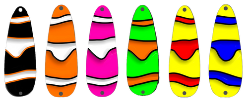 Stubs Spoons - Art Series - Clown | Pelican Lures