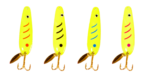 Chartreuse Flutter Spoon | Pelican Lures Chartreuse Flutter Spoon | Pelican Lures