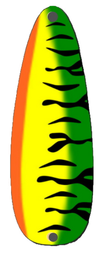 Casting Spoons - Fire Tiger | Pelican Lures