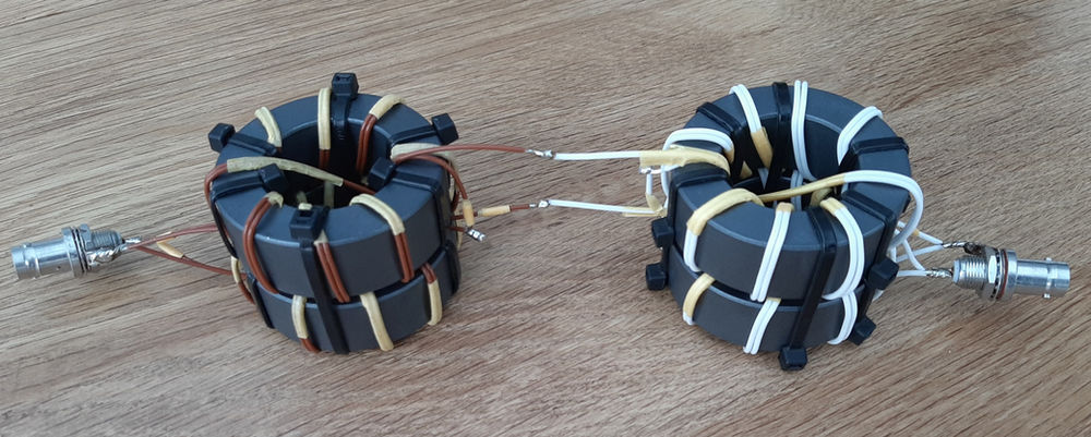 Building and measuring a Guanella 1:4 balun with Wurth cores 74270191