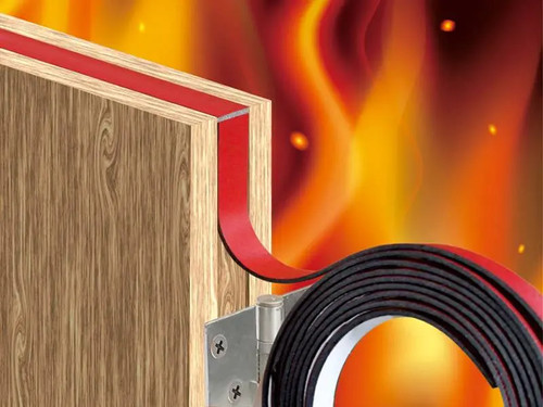 Flexible Intumescent fire door seal | Wedge India