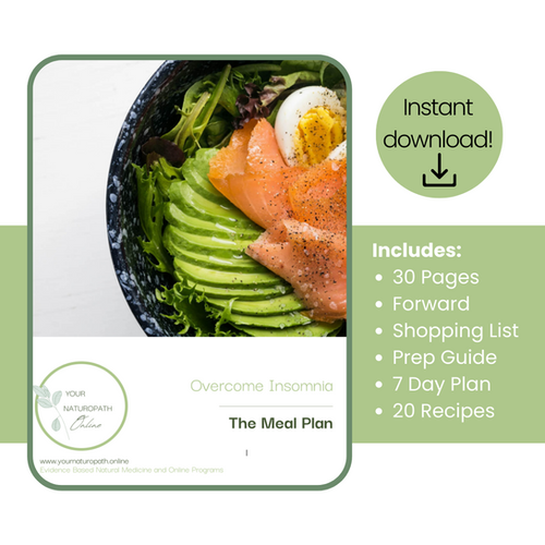 Overcome Insomnia 7-Day Meal Plan | Naturopath Online
