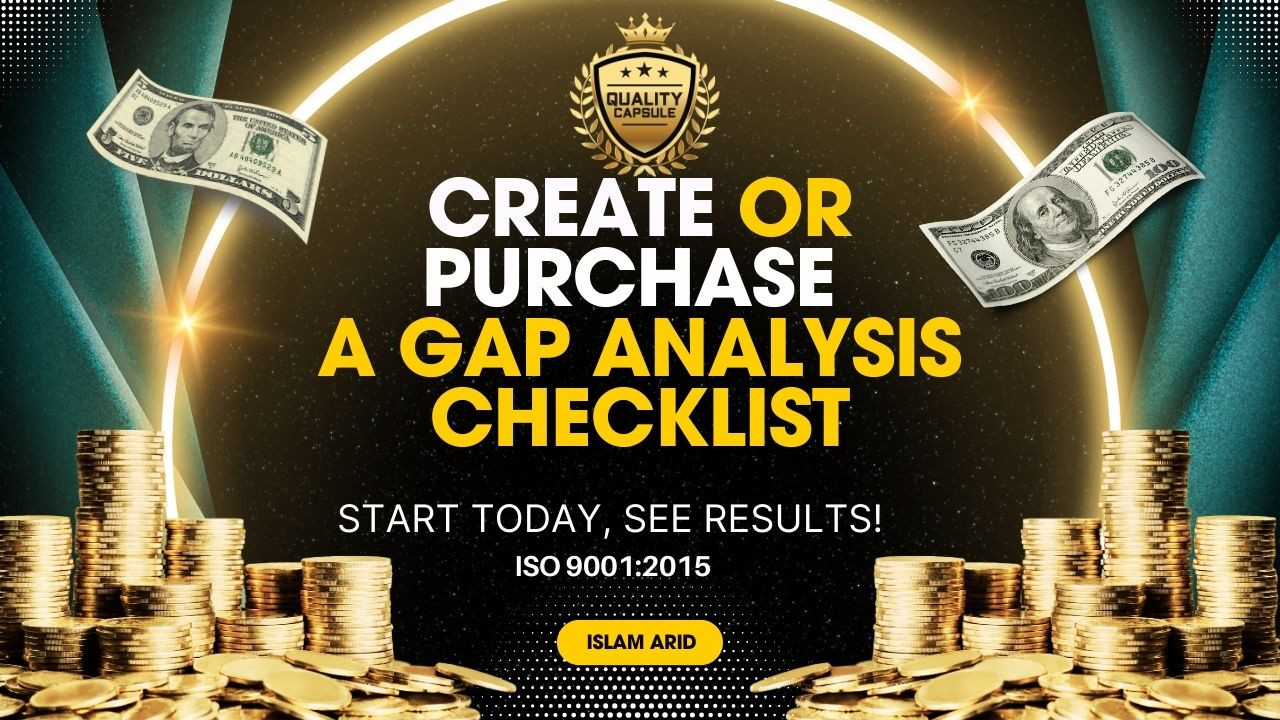 Conducting a Gap Analysis – Step Three: Create or Purchase a Gap ...