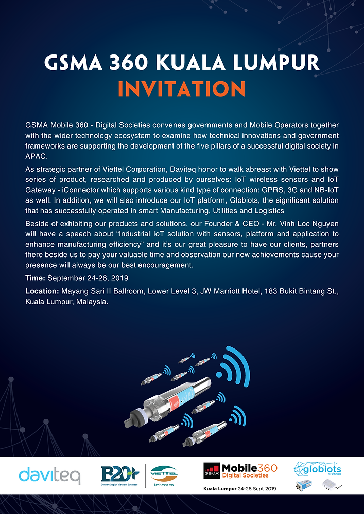[Invitation] GSMA 360 Kuala Lumpur