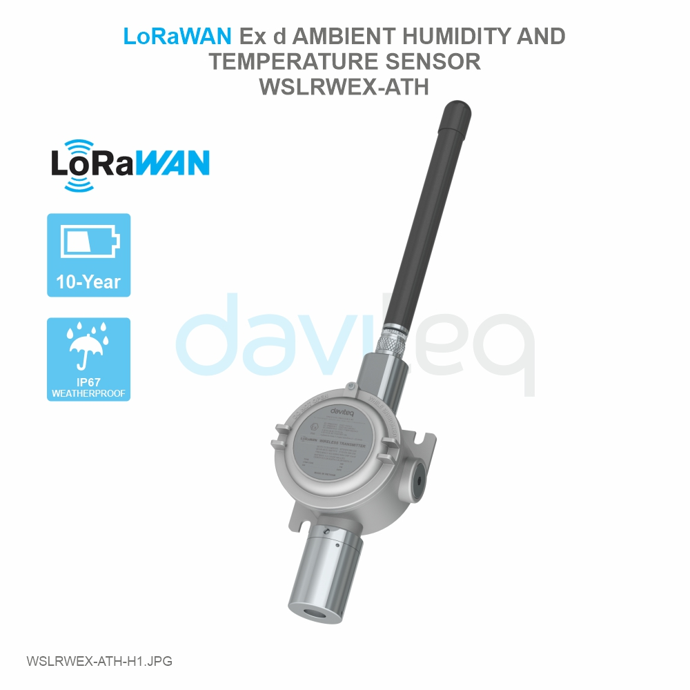 LoRaWAN Ex d Humidity & Temperature Sensor for Hazardous Areas