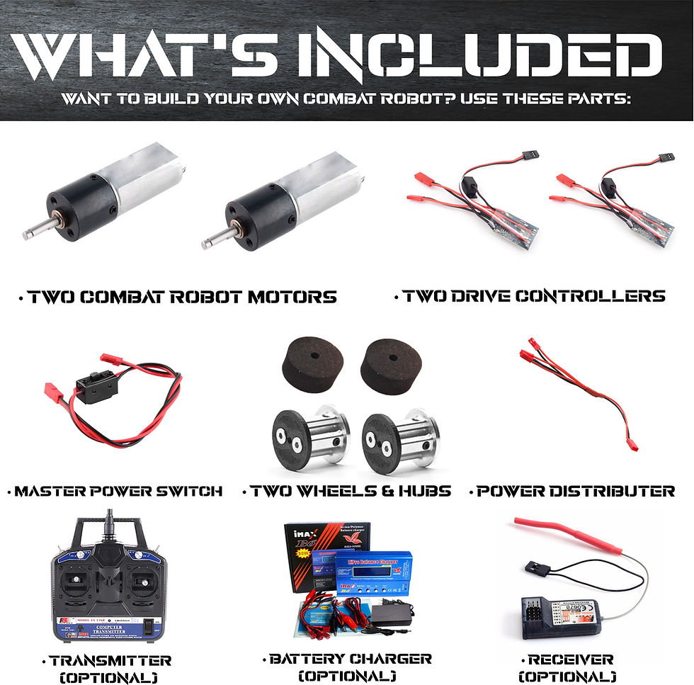 Combat Robot Kits l Learn Combat Robotics